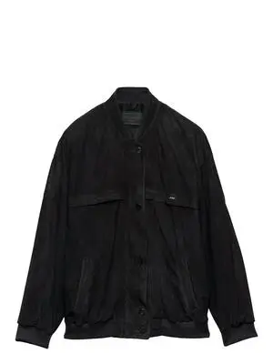 PRADA Suede Blouson Jacket