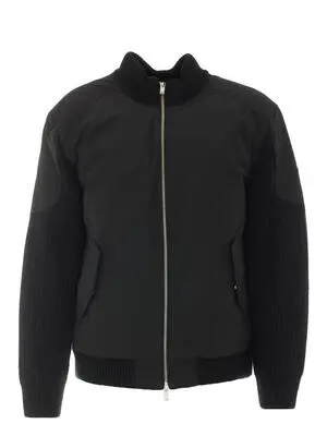 Moose Knuckles Magnus Knit Hybrid Jacket - Black