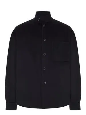 GIORGIO ARMANI Giorgio Armani Men Cloth Shirt Jacket With High Collar