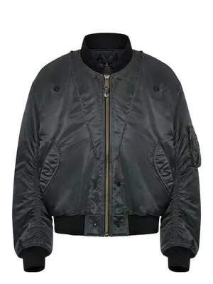 MAISON MARGIELA Reversible Nylon Bomber Jacket - Multicolor
