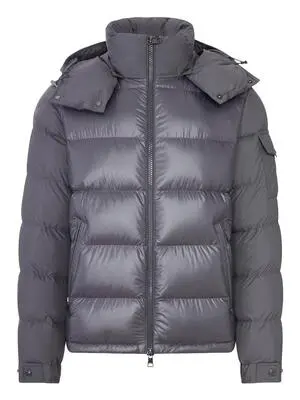 Moncler MONCLER Maya Short Down Jacket With Hood Gray