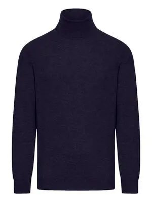 Brunello Cucinelli Cashmere Turtleneck Sweater - Blue