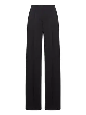 GOLDEN GOOSE Wool Gabardine Trousers - Black