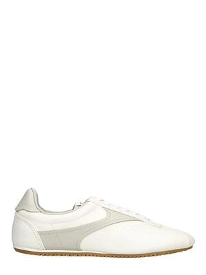 Bottega Veneta Shot Lace-up Leather Trainers - Bone