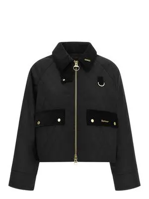 Barbour Icons Quilted Spey Wax Jacket /classic - Black