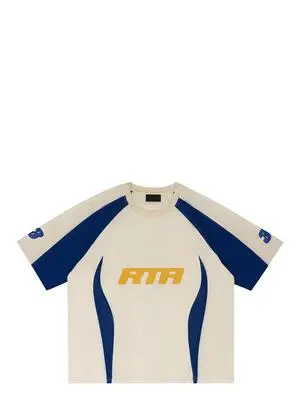 RtA Fusion Fonda T-shirt 'bone/navy - Multicolor