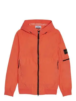 Stone Island Hooded Jacket - Orange