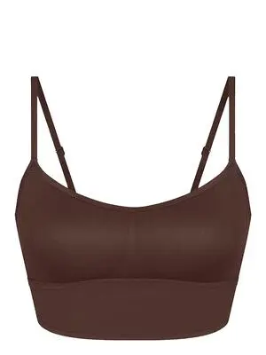 NIKESKIMS Matte Cami Bra Top 'dark Sepia - Brown
