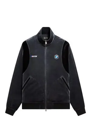 Kith For Bmw Velvet Rui Track Jacket 'react - Black