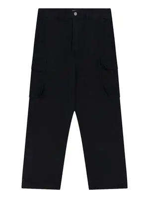 PURPLE BRAND Cotton Cargo Pants - Black