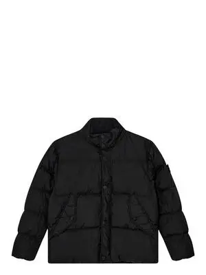 Stone Island Giubbotto Vera Piuma Real Down Jacket - Black