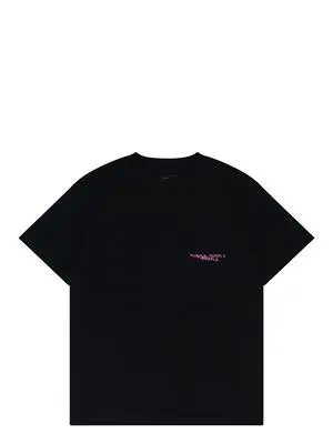 PURPLE BRAND Textured Jersey Short-sleeve Tee - Black