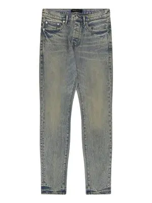 PURPLE BRAND Sunshine Coated Skinny Jeans 'light Indigo - Blue