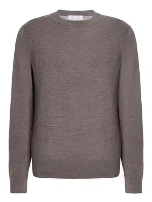 Gabriela Hearst Palco Knit Sweater In Merino Wool - Walnut
