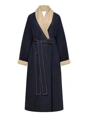 DI STAVNITSER The Embrace Cashmere-silk Coat - Multi