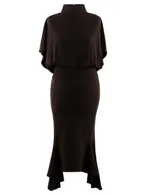 Arakii Jersey Mist Midi Dress - Brown