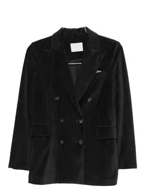 CIRCOLO 1901 Circolo 1901 Cotton Double-Breasted Jacket Blue