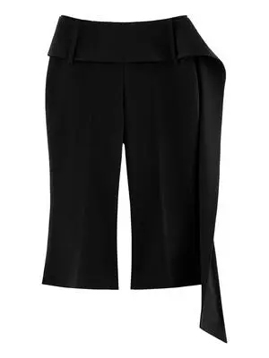 Arakii High-waisted Capri Pants - Black