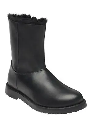 BIRKENSTOCK Uppsala Zip Shearling Natural Leather - Black