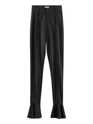 ARAKII Exclusive Shiny Ruffled Jersey Tights