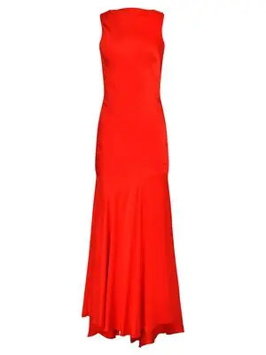 FRANCESCA MIRANDA Ruby Silk Dress - Red