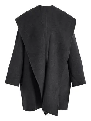 TOTEME Wool Hoodie Coat - Grey