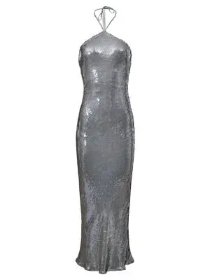 FRANCESCA MIRANDA Aurora Sequined Dress - Blue