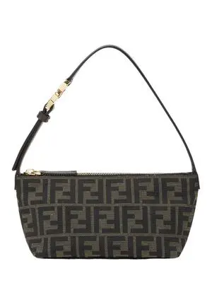 FENDI Fendi Mini FF Zucca Jacquard Crossbody Bag, 11 Cm X 21 Cm X 10 Cm