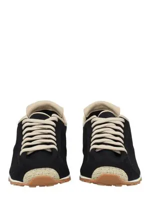 Jacquemus Sleek Low-top Sneakers - Black