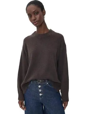 REFORMATION Cove Cashmere Oversized Crew Sweater