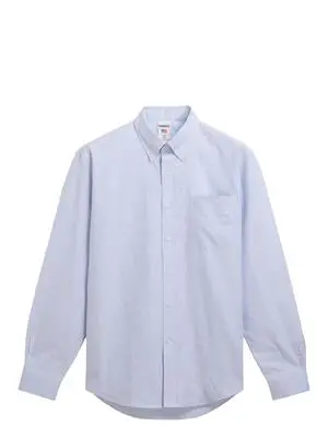 SEBAGO 100% Cotton Button-down Shirt For - Navy