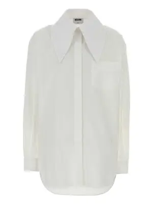 Moschino Cotton Poplin Shirt - White