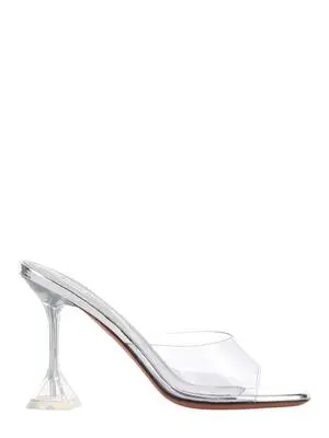 Amina Muaddi Transparent Pvc Lupita Mules - Multicolor