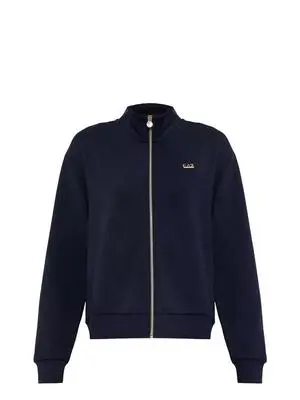EA7 Logo-plaque Zip-up Sweatshirt - Blue