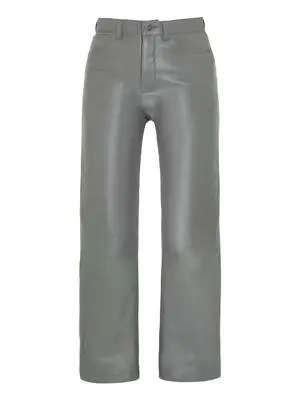 DANCASSAB Ruth Leather Trousers - Grey