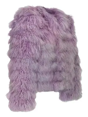 DANCASSAB DANCASSAB Aspen Fur Jacket Purple
