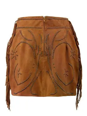 DANCASSAB Cosima Suede Skirt