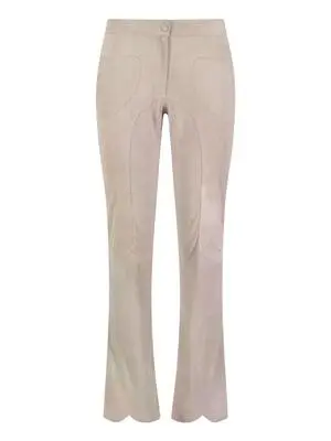 DANCASSAB Pamela Flared Trousers - Neutrals