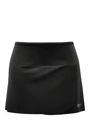 REDELK Logo-print Wrap Mini Skirt - Black
