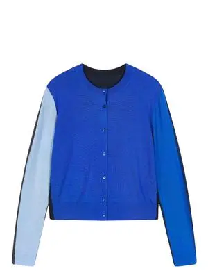 JNBY Colour-block Cardigan - Blue