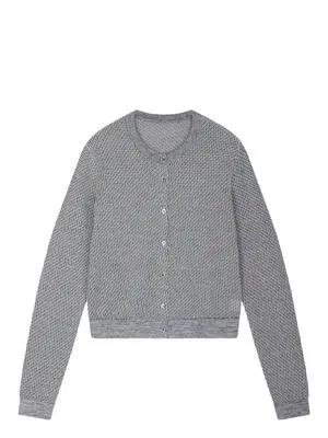 JNBY Geometric-pattern Cardigan - Grey