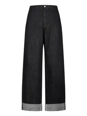 JNBY Turn-up-cuff Jeans - Black