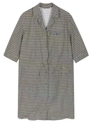 JNBY Geometric-print Mini Dress - Grey