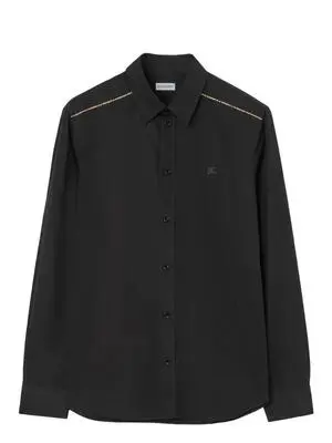 Burberry Classic Fit Cotton Shirt - Black