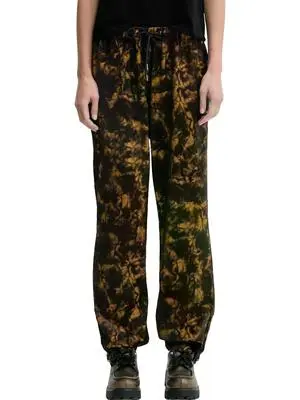 Rains Drawstring Patterned Trousers - Brown