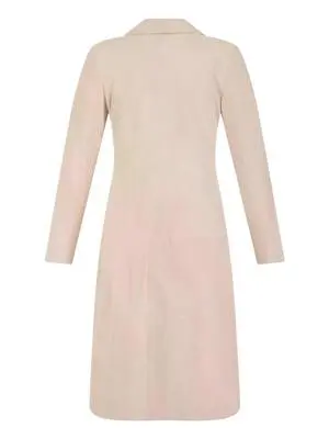 DANCASSAB Grisi Single-breasted Coat - Neutrals