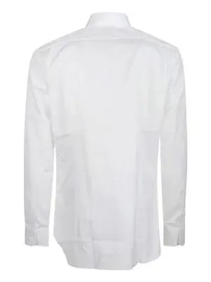 BARBA NAPOLI Button-down Collar Shirt - White