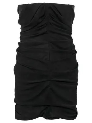 ALEX PERRY Strapless Tucked Mini Dress