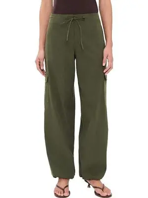 REFORMATION Sawyer Cargo Pants - Dark Green