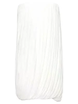Alex Perry Strapless Draped Mini Dress - White